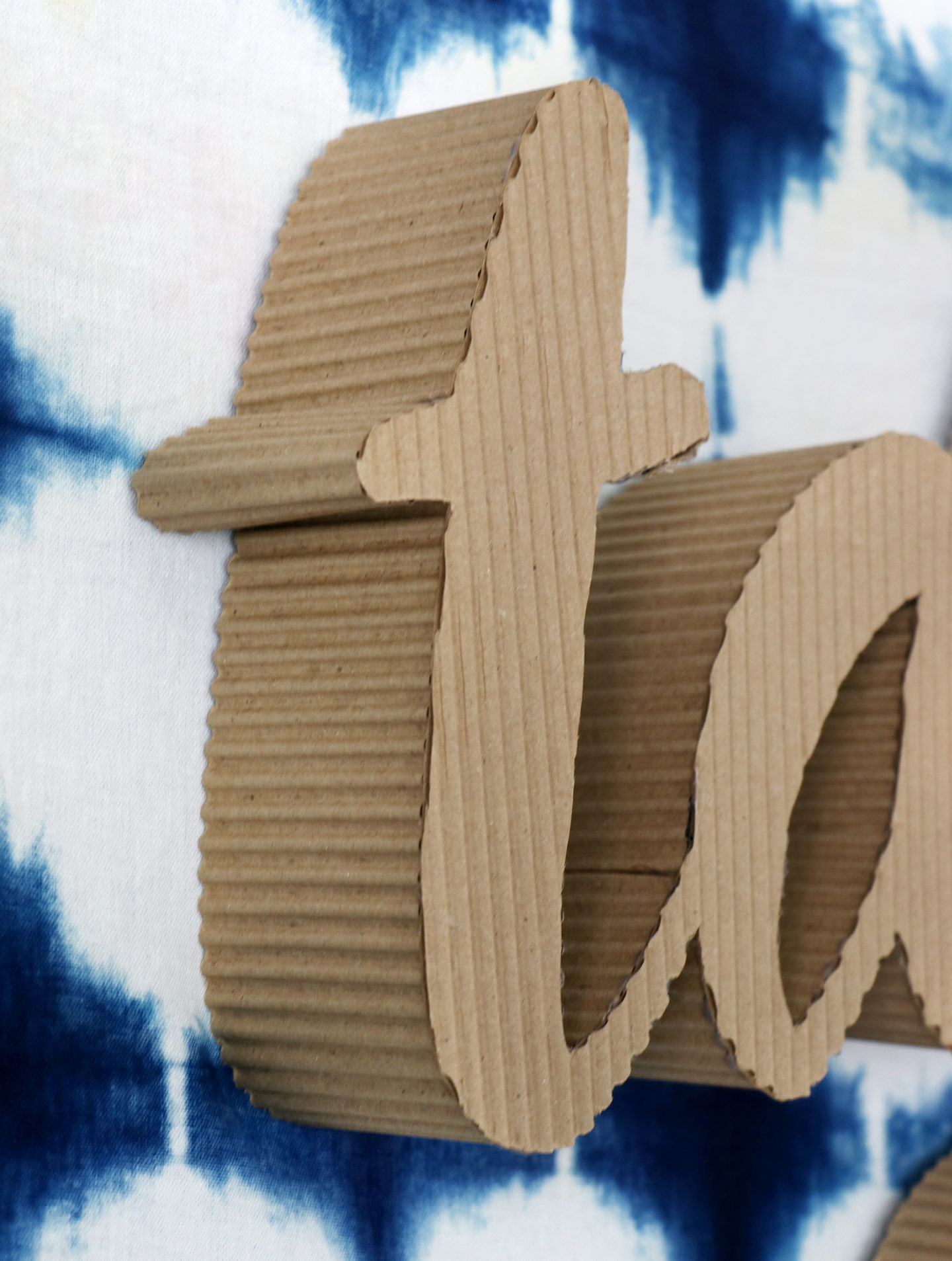 DIY Cardboard Typography Wall Art Karen Kavett DIY Cardboard Typography Wall Art Karen Kavett